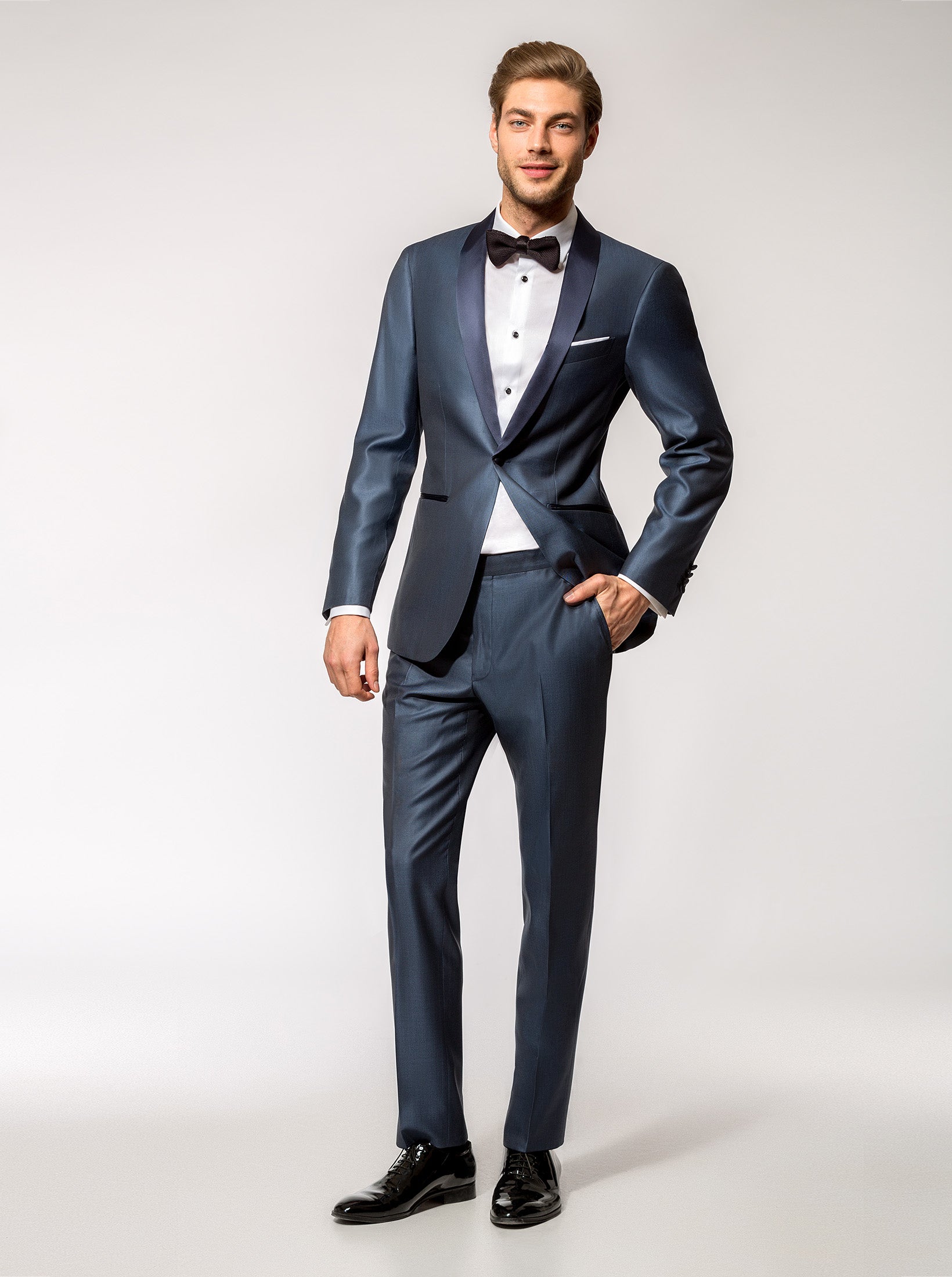 Costum de mire Shawl Blue